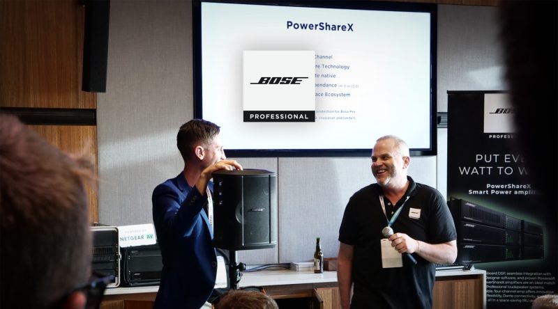 Bose Professional Launches PowerShareX At Integrate 2023 — AV.technology