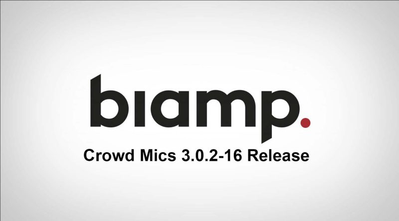 Crowd Mics Firmware Release — AV.technology